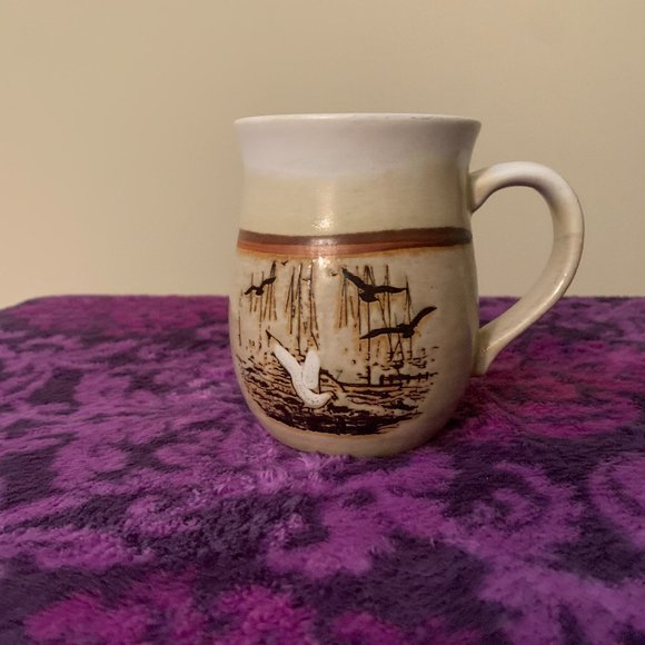 Otagiri | Kitchen | Vintage 7s Otagiri Nautical Beach House Seagulls ...